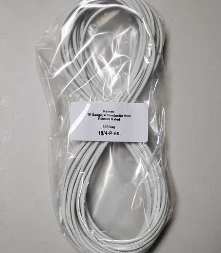 18 Gauge, 4 Conductor Plenum Wire. 500ft Box