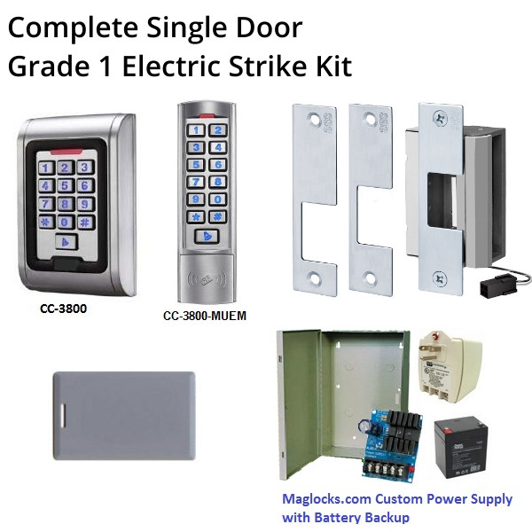 Single Door Electric Strike Grade 1 Kit