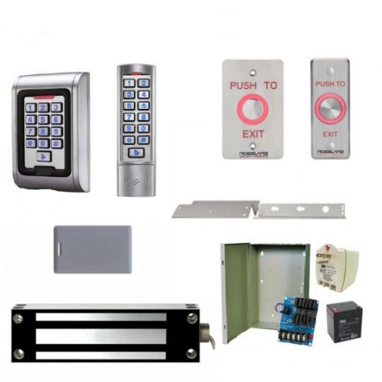 Single Outdoor Maglock Kit For Inswing Gates