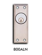 SDC 800 Narrow Mount 1/4 inch Aluminum Plate Key Switch
