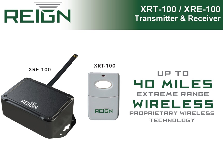 XRE-100 and XRT-100 Extreme Range Wireless Kit: maglocks