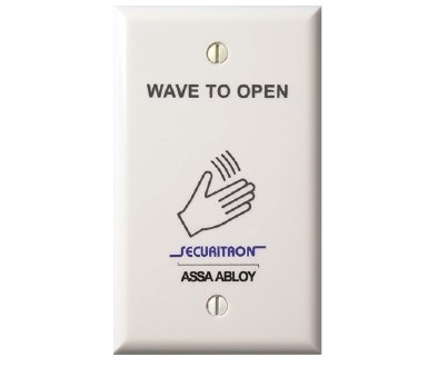 Securitron, WSS-WSD (WSS-W1) Wave Sense Switch, Single Gang