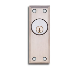 SDC 700 Series Narrow Mount Stainless Steel Key Switch